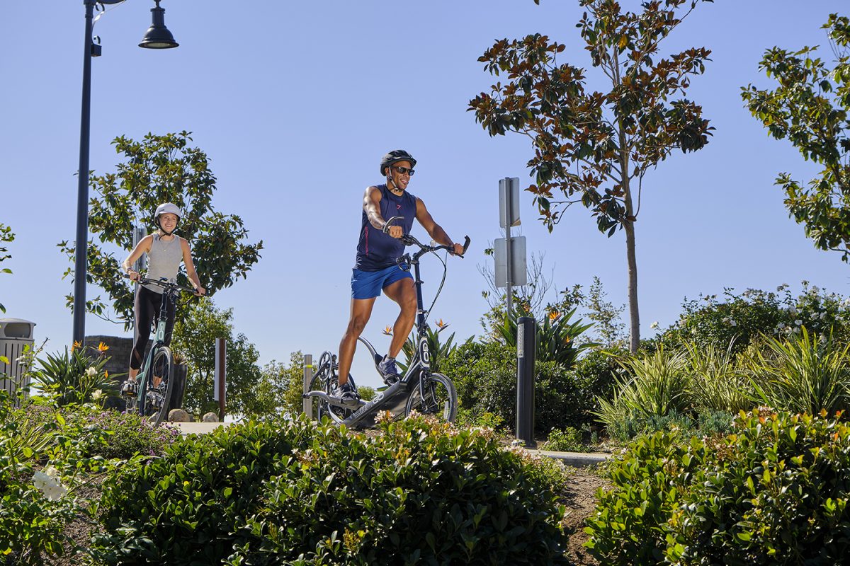 Outdoor Elliptical Bikes and Stand Up Bikes