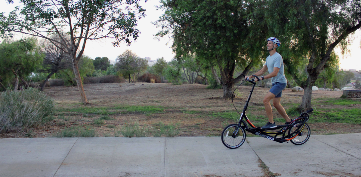 Outdoor Elliptical Bikes and Stand Up Bikes